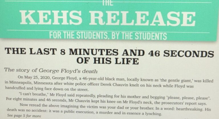 Latest KEHS Release Edition focuses on the Black Lives Matter movement ...
